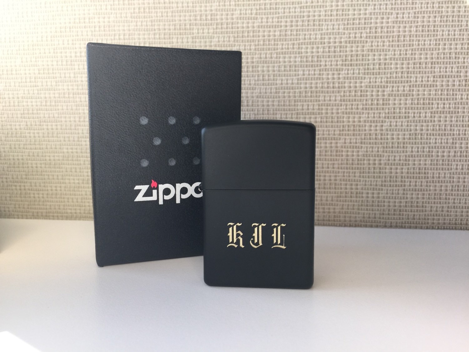 Genuine Black Matte Zippo Lighter Engraved Free Gift for Him - Etsy