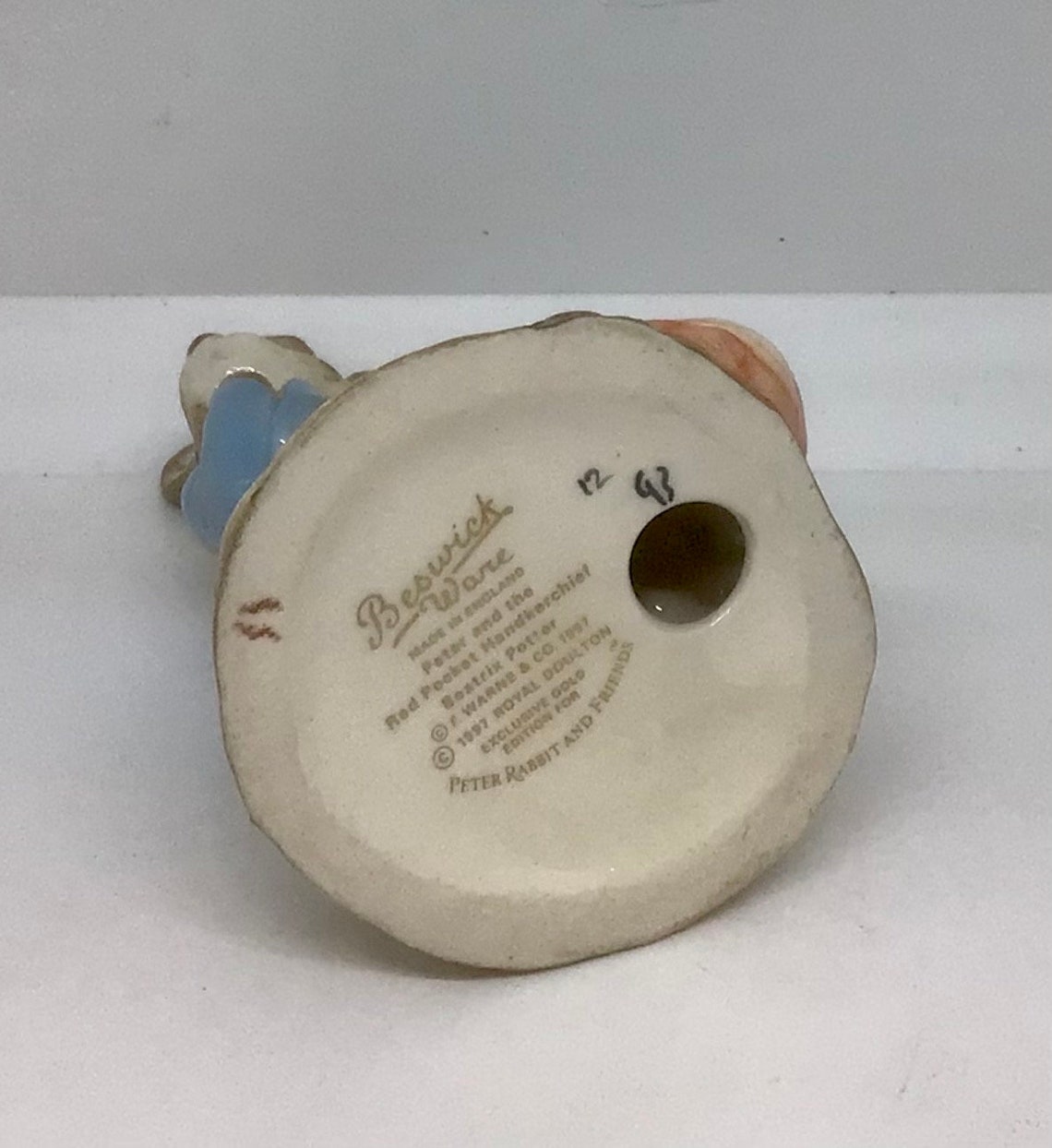 Beswick Gokd Stamp peter and the Red Pocket Handkerchief - Etsy