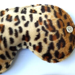 Leopard Sleep Mask, Sleep Eye Mask, Sleeping Mask, Travel Mask, Travel ...