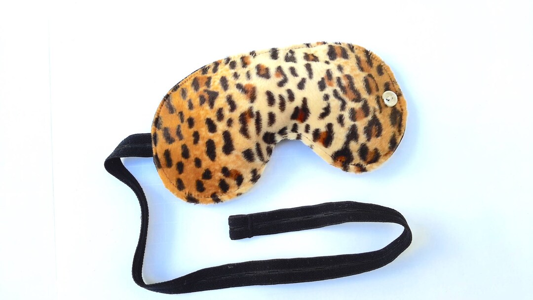 Leopard Sleep Mask, Sleep Eye Mask, Sleeping Mask, Travel Mask, Travel ...