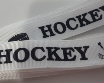 Hockey Ribbon 7/8 Grosgrain Ribbon - Etsy