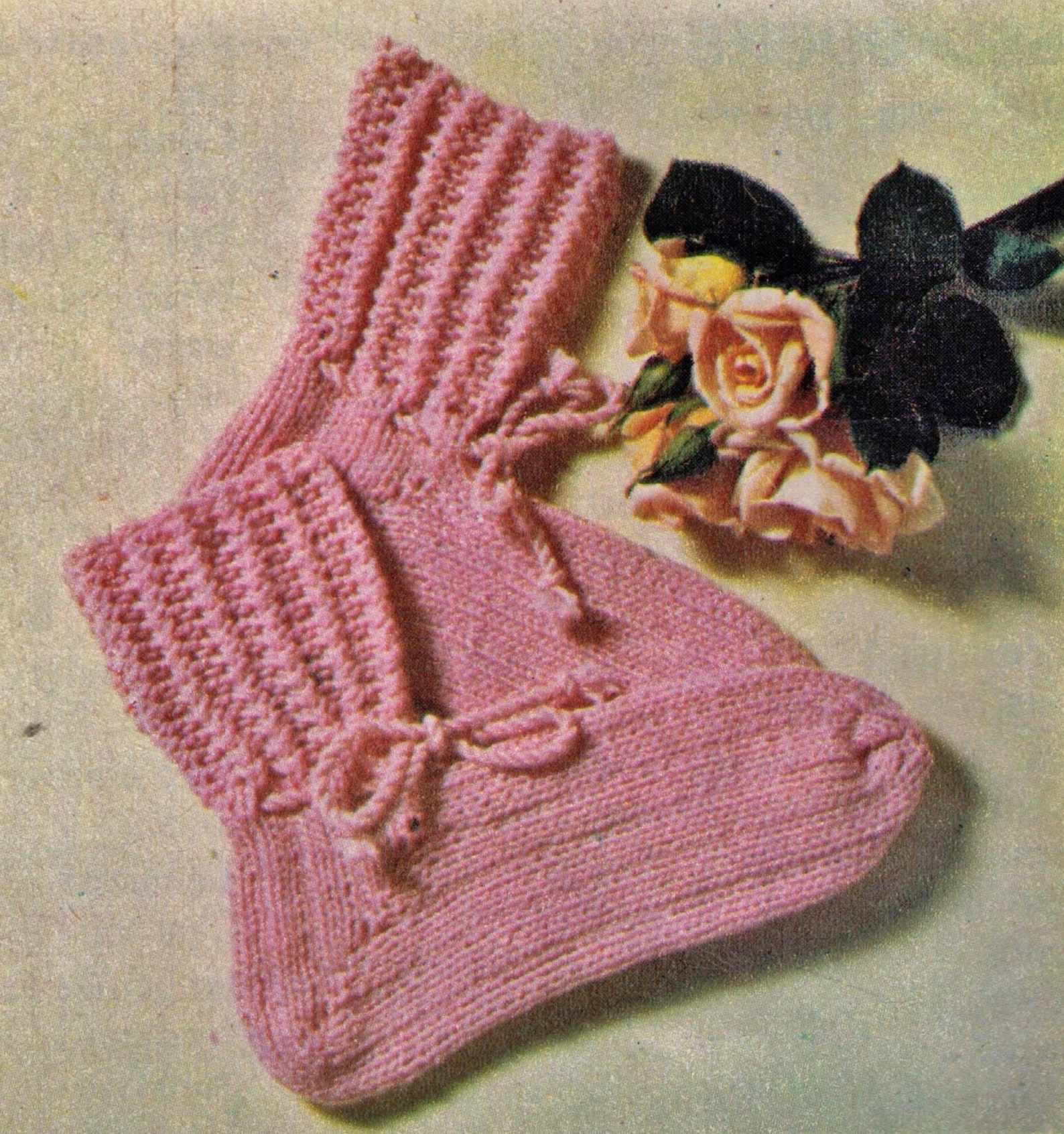 Vintage BED SOCKS 3 Styles Included Women's Winter 1970's Retro- Great ...