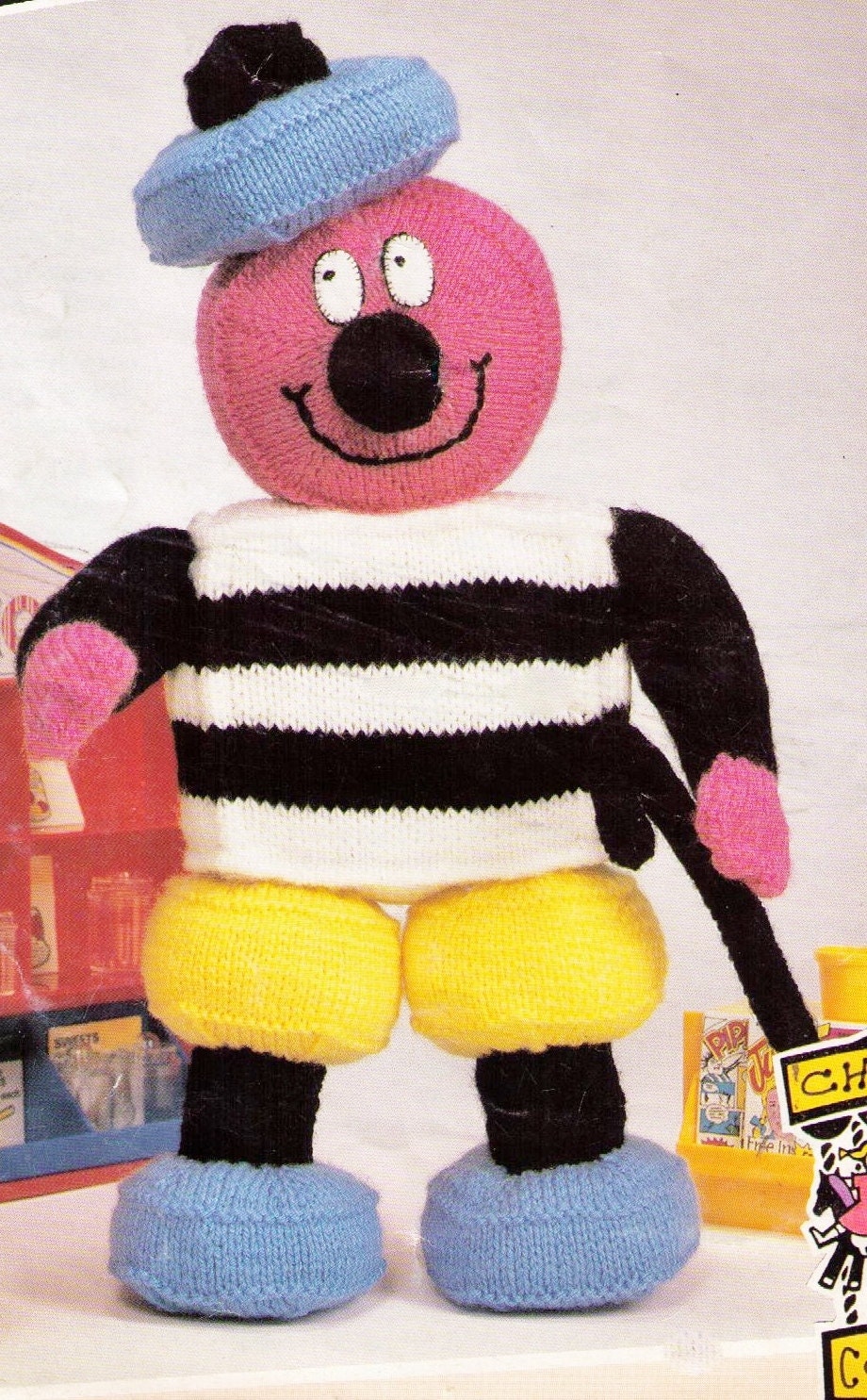 Vintage BERTIE BASSETT Licorice Allsorts -soft Teddy Doll Toy -lovely ...