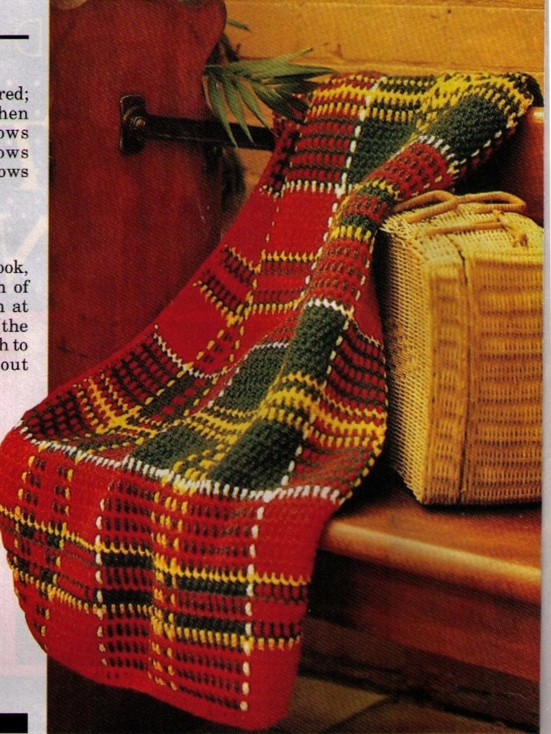 Vintage 1970's Heritage SCOTTISH Tartan Traditional Afghan Rug-great 4 ...