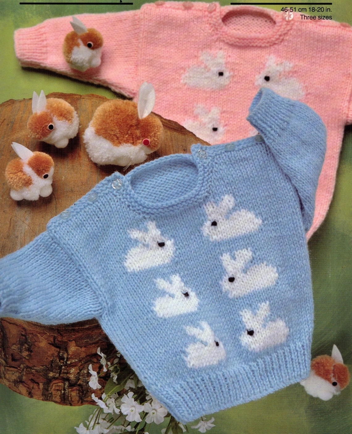 Vintage EASTER and Spring Baby Bunnies Babies Jumper Boy's & Girl's ...