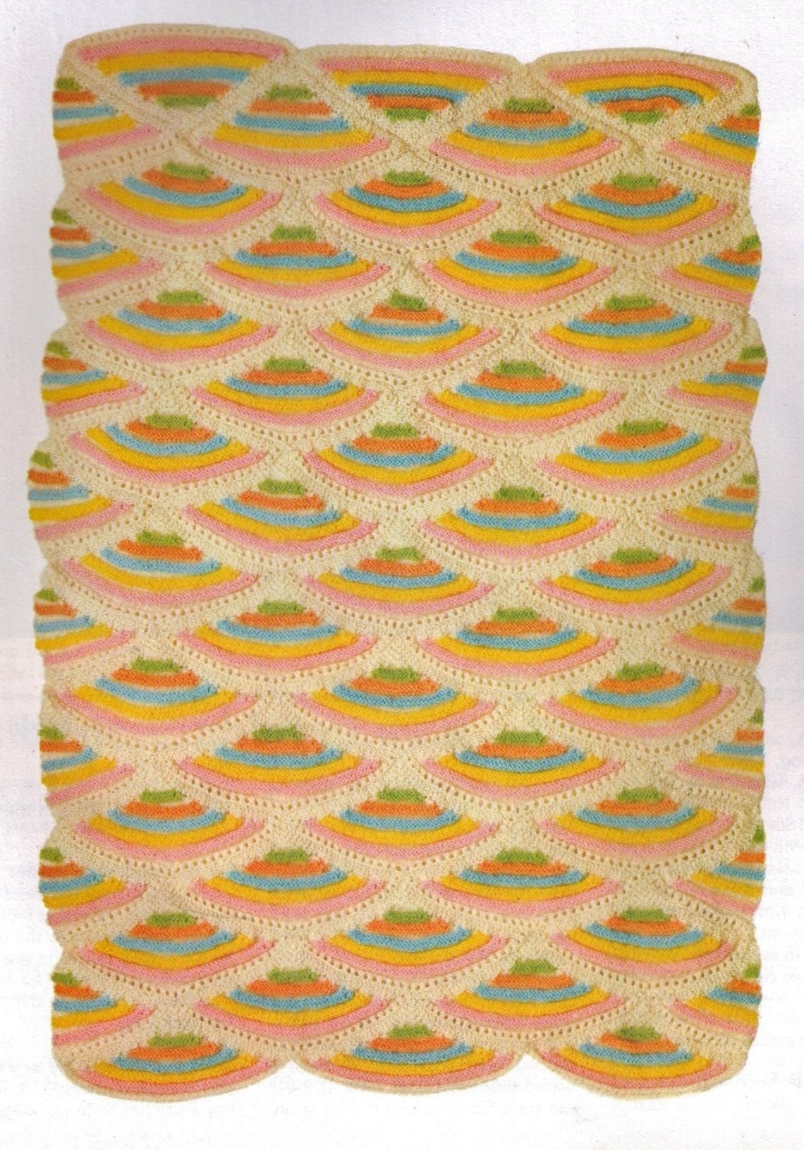 Unisex Vintage CUMBRIAN Design Cute Baby Cot Blanket Pram Rug Childrens ...