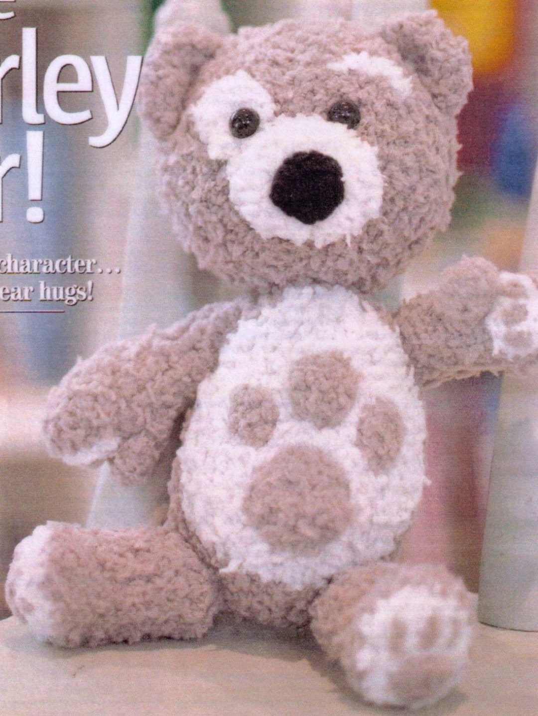 Vintage Knitting Knitty Patterns Designs "little Charley" Teddy Bear ...