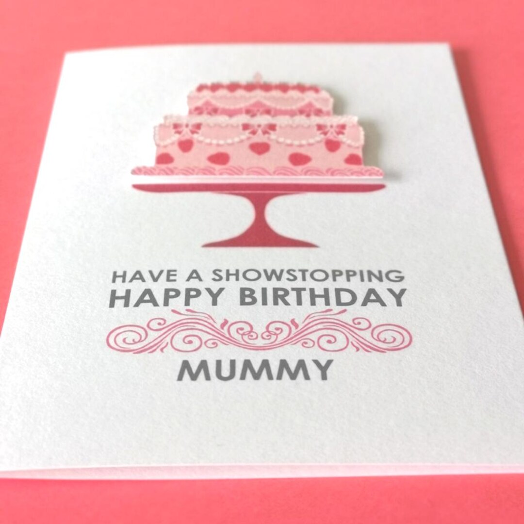 Bake off Inspired Card | Showstopper Cake | 3D Birthday Card ...