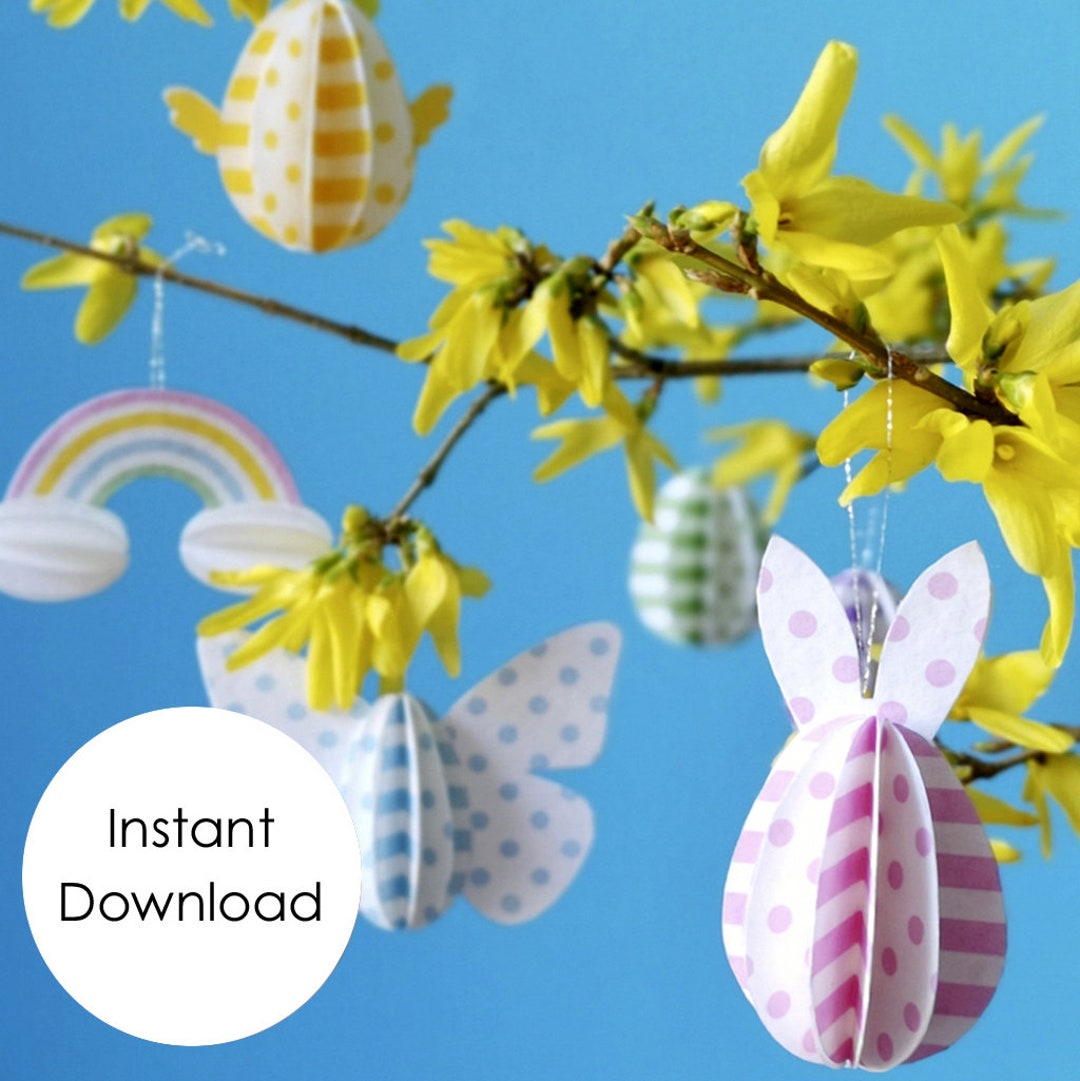 Instant Download Easter Craft Kit for Kids | Easter Activities | Kids ...