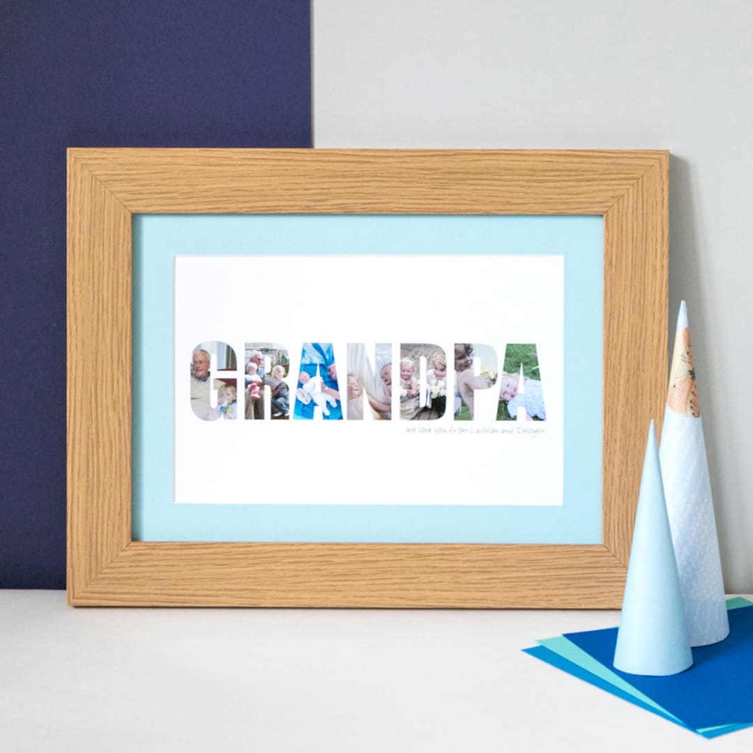 Personalised Grandad Photo Print - Etsy
