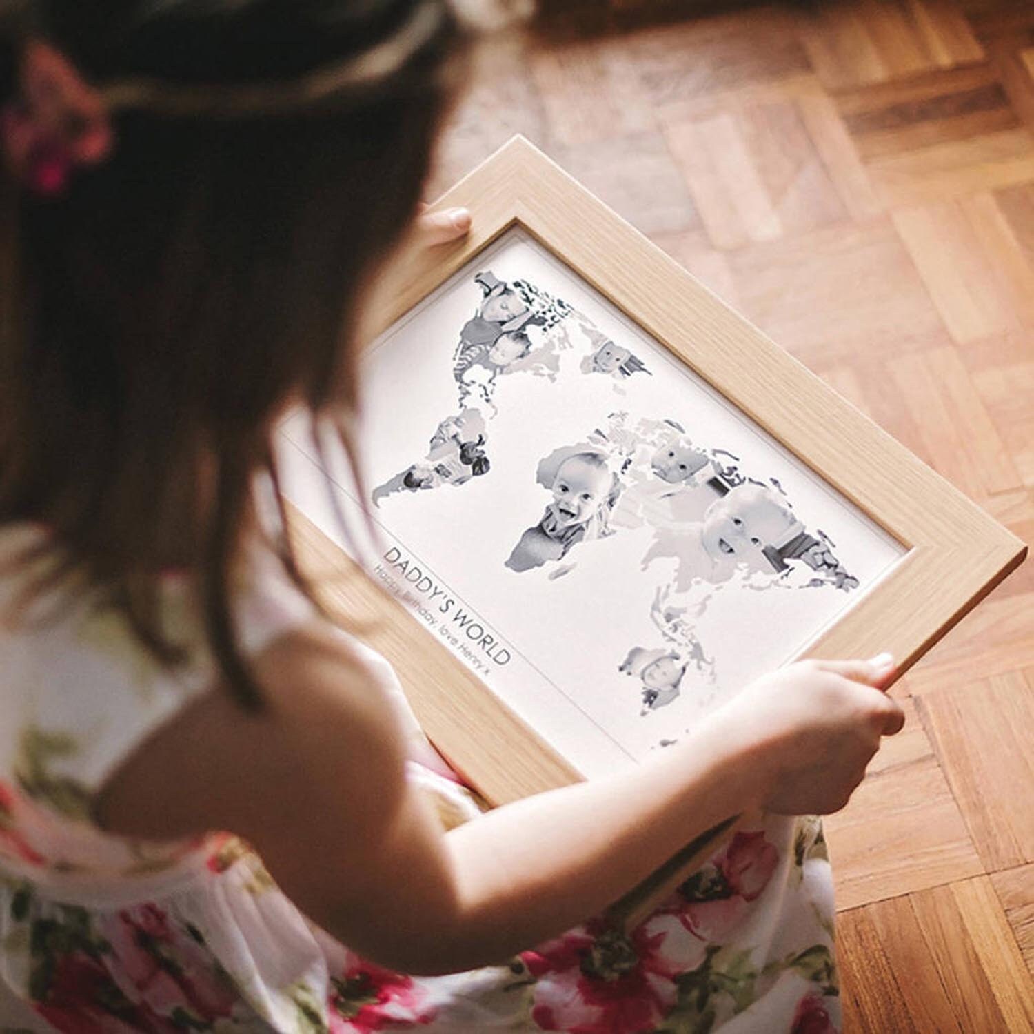 Personalised Daddy Photo Map - Etsy
