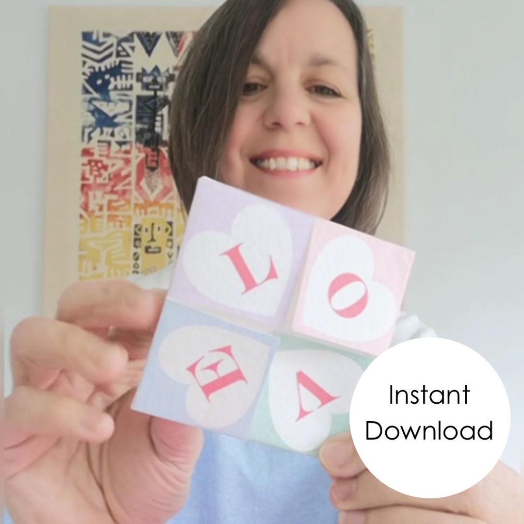 Valentines Day Printable Activity | Fortune Teller | Cootie Catcher ...
