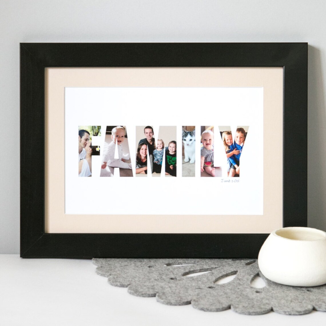 Family Photograph Printable Personalised Digital Word for Family Photo ...