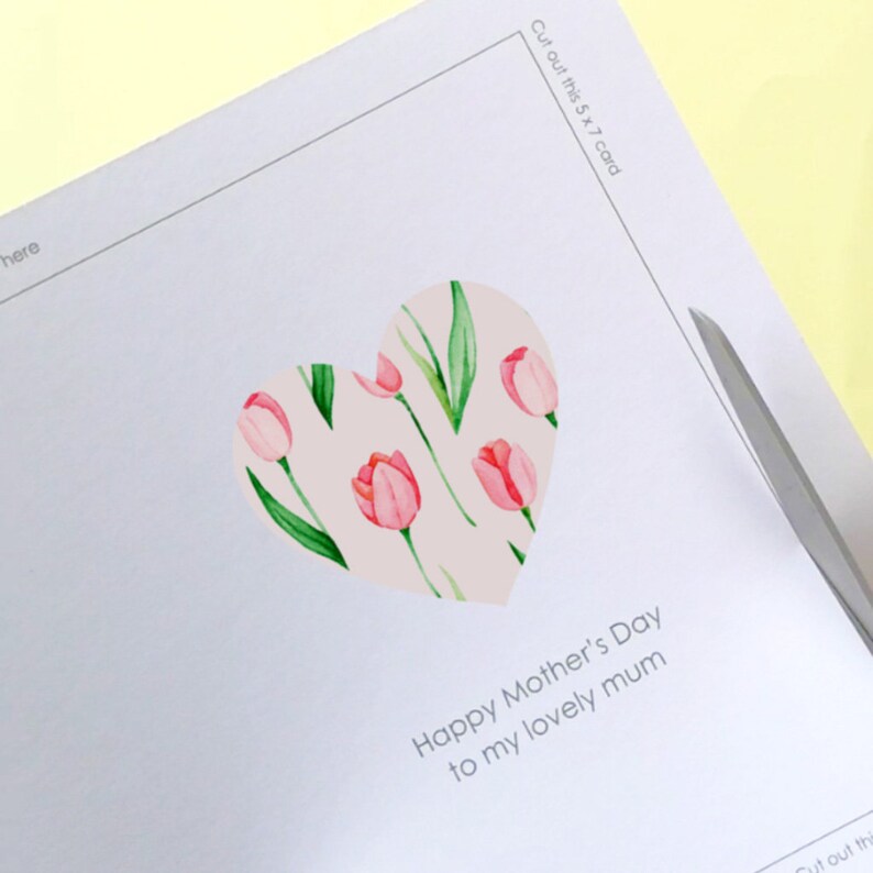 Printable Mothers Day Card for Kids Mothers Day Card Digital Download ...