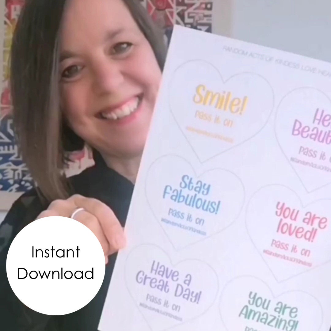 Printable Kindness Love Notes - Spreading Kindness - RAOK - Kindness ...