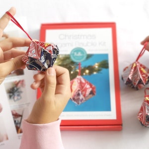 Christmas Bauble Kit | Origami Xmas Kit | Craft for Adults | Festive ...