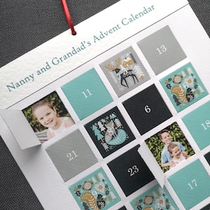 Personalised Photo Scandi Advent Calendar - Etsy
