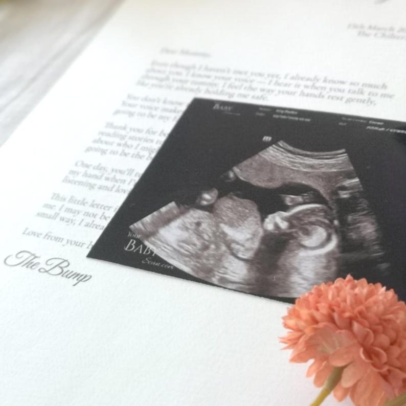 A Letter to My Mummy From the Bump Personalised Keepsake | Pregnancy ...