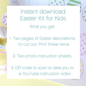 Instant Download Easter Craft Kit for Kids | Easter Activities | Kids ...