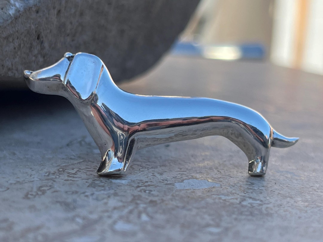 D'molina ~ Mexican Sterling Silver Dachshund Wiener Dog Pin / Brooch - Etsy