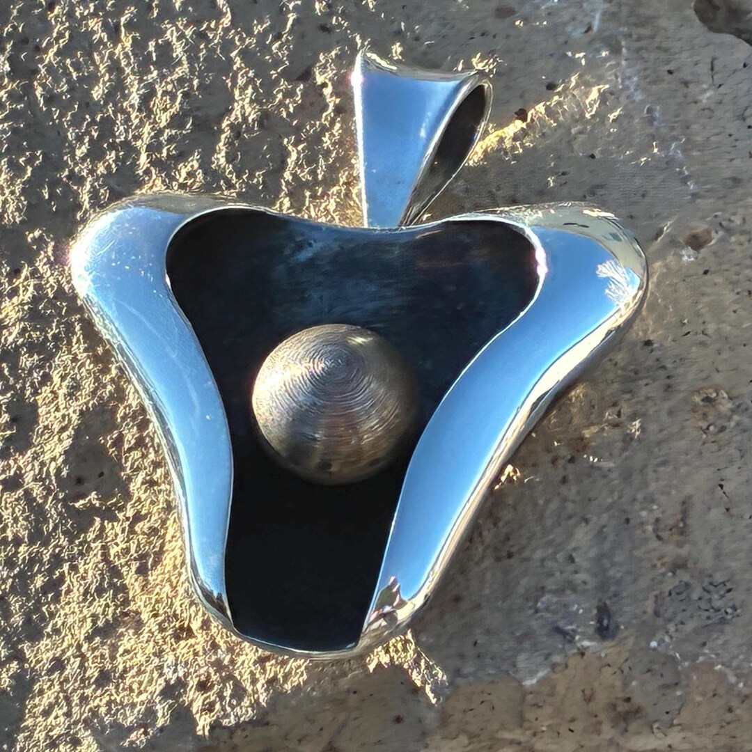 Sigi Pineda ~ Vintage Modernist Taxco Sterling Silver Centered Ball ...