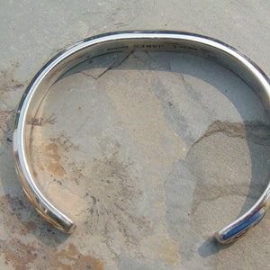 Leonard James Vintage Navajo Sterling Cuff Bracelet With Silver and 12K ...