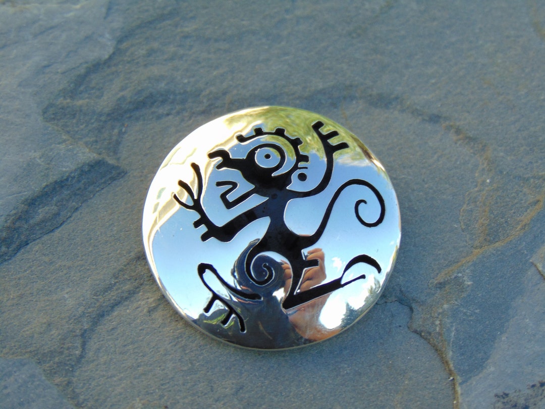 Vintage Antonio Pineda Taxco Silver Ozomatli Monkey Brooch - 1962-63 - Etsy