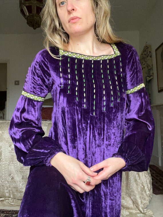 Vintage Late 60s Rare Granny Takes A Trip London Purp… - Gem