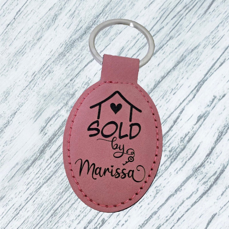 Realtor Keychain - Etsy