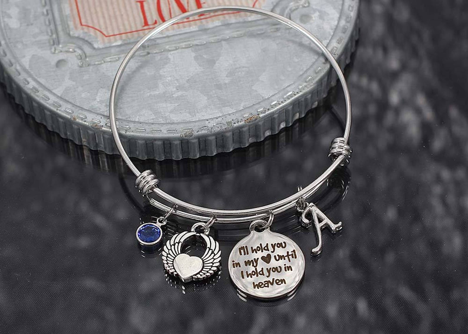Custom Memorial Bracelet Bereavement Gift Memorial Jewelry | Etsy