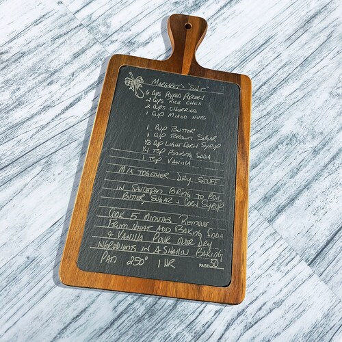 Personalized Cutting Board Handwritten Recipe Cutting Board - Etsy