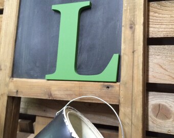 Wooden Letter L - Etsy