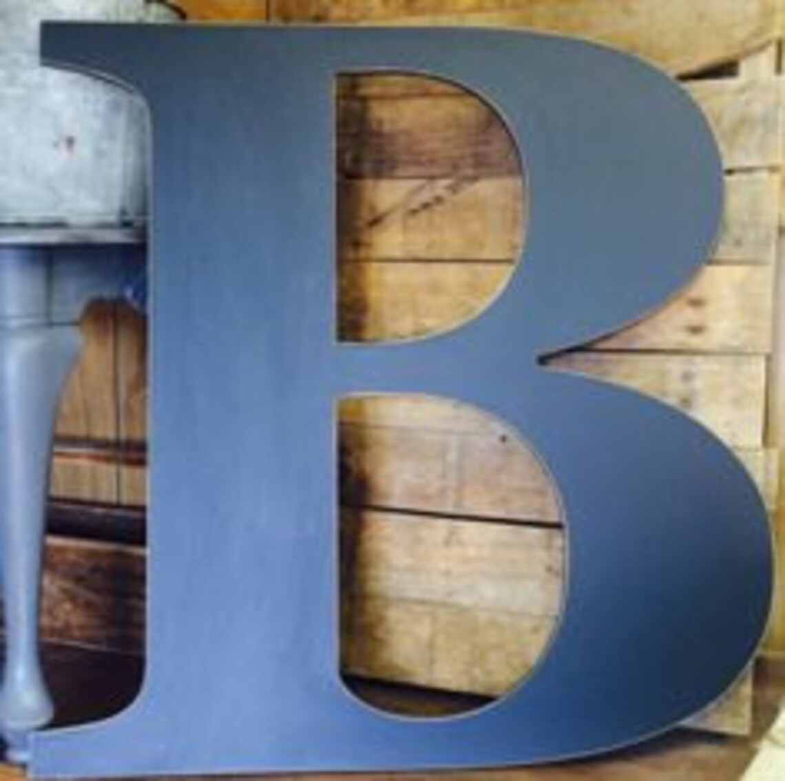 Letter B Extra Large Wooden 24 Distressed Hand Painted - Etsy