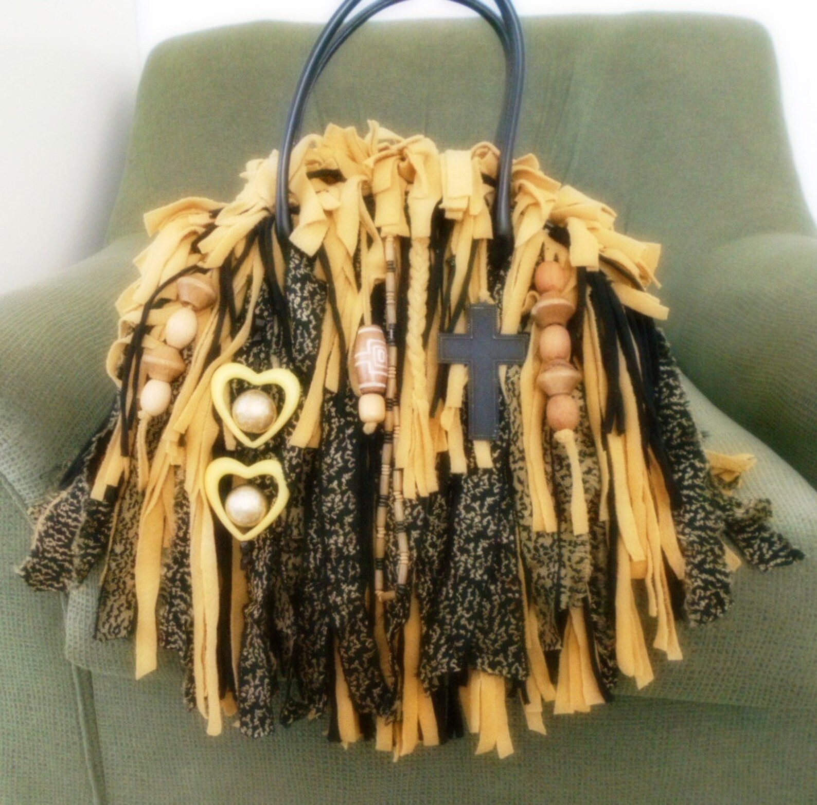 Funky Fringe Bag Unique Bag With Fringe Contemporary Style - Etsy