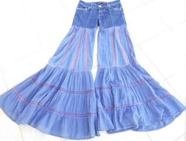 Black Orchid Recycled Wide Leg Jeans, Modern Hippie Style, Boho Denim ...