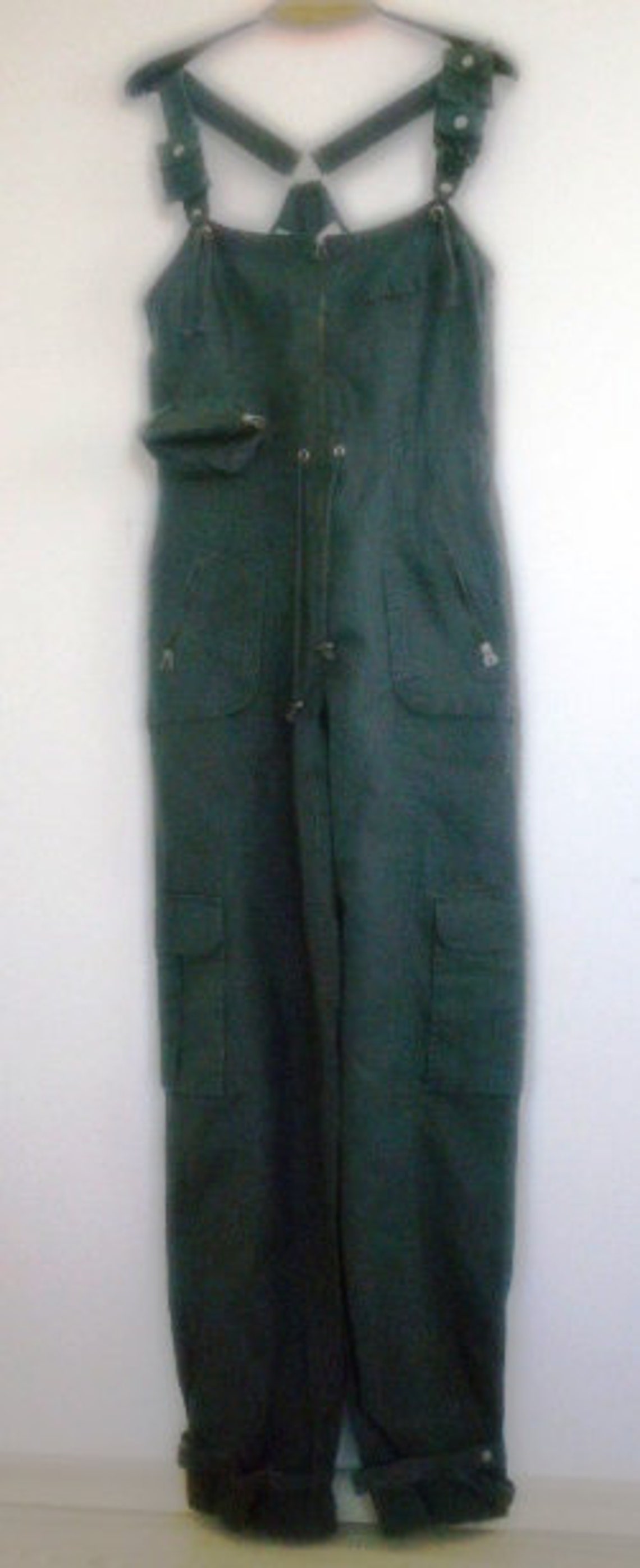 YAYA HYPE S Overalls Vintage Dark Gray Overalls Cotton and - Etsy