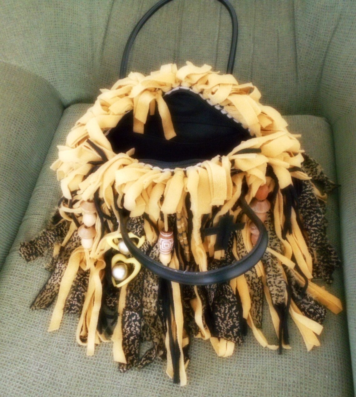 Funky Fringe Bag Unique Bag With Fringe Contemporary Style - Etsy