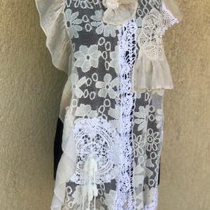 Handmade Lace Shawl | Long, Light and Buoyant | Wearable Art | Chic ...
