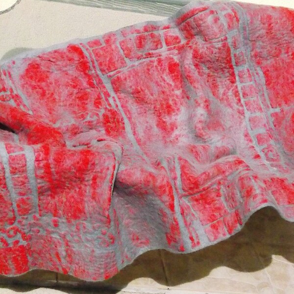 Felted Blanket - Etsy