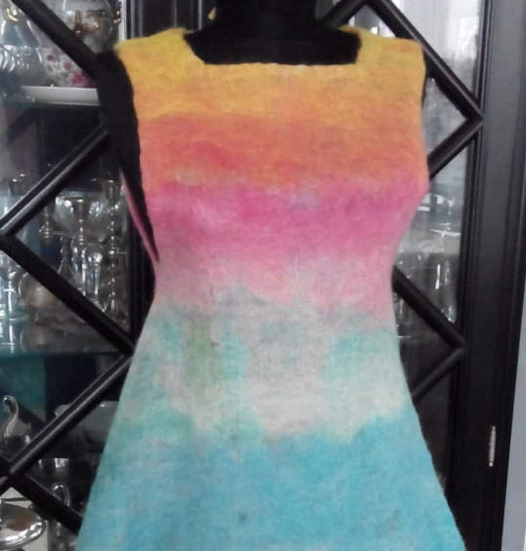 Felt Tunic , Felt Clothing , Felt Fashion , Original Work , Woman Gift ...