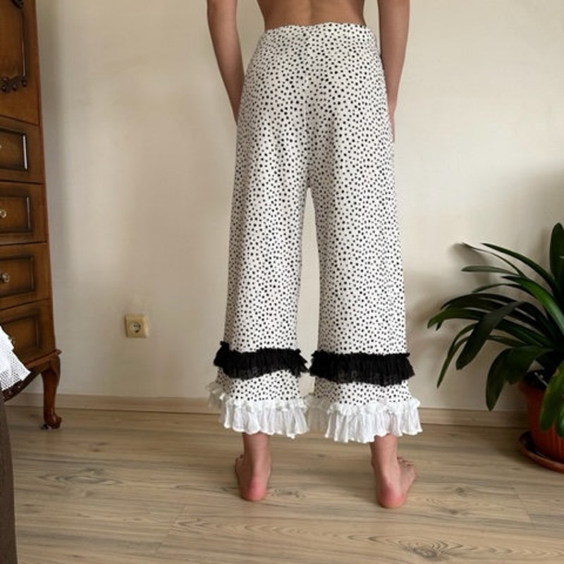 Ruffle Pants - Etsy