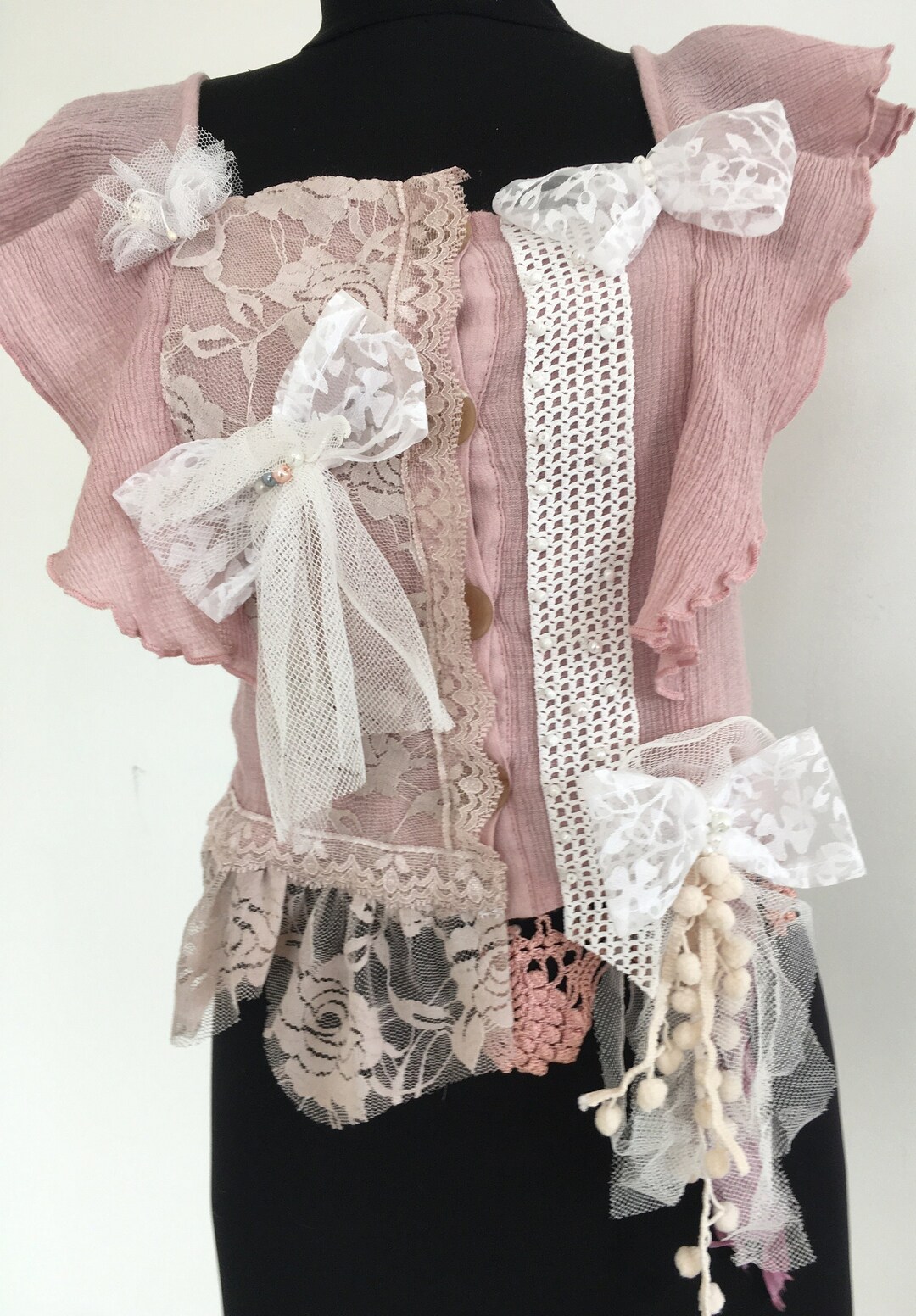 Strappy Lace Top, Corset Style Lace Crop Top, Lace Bustier ...