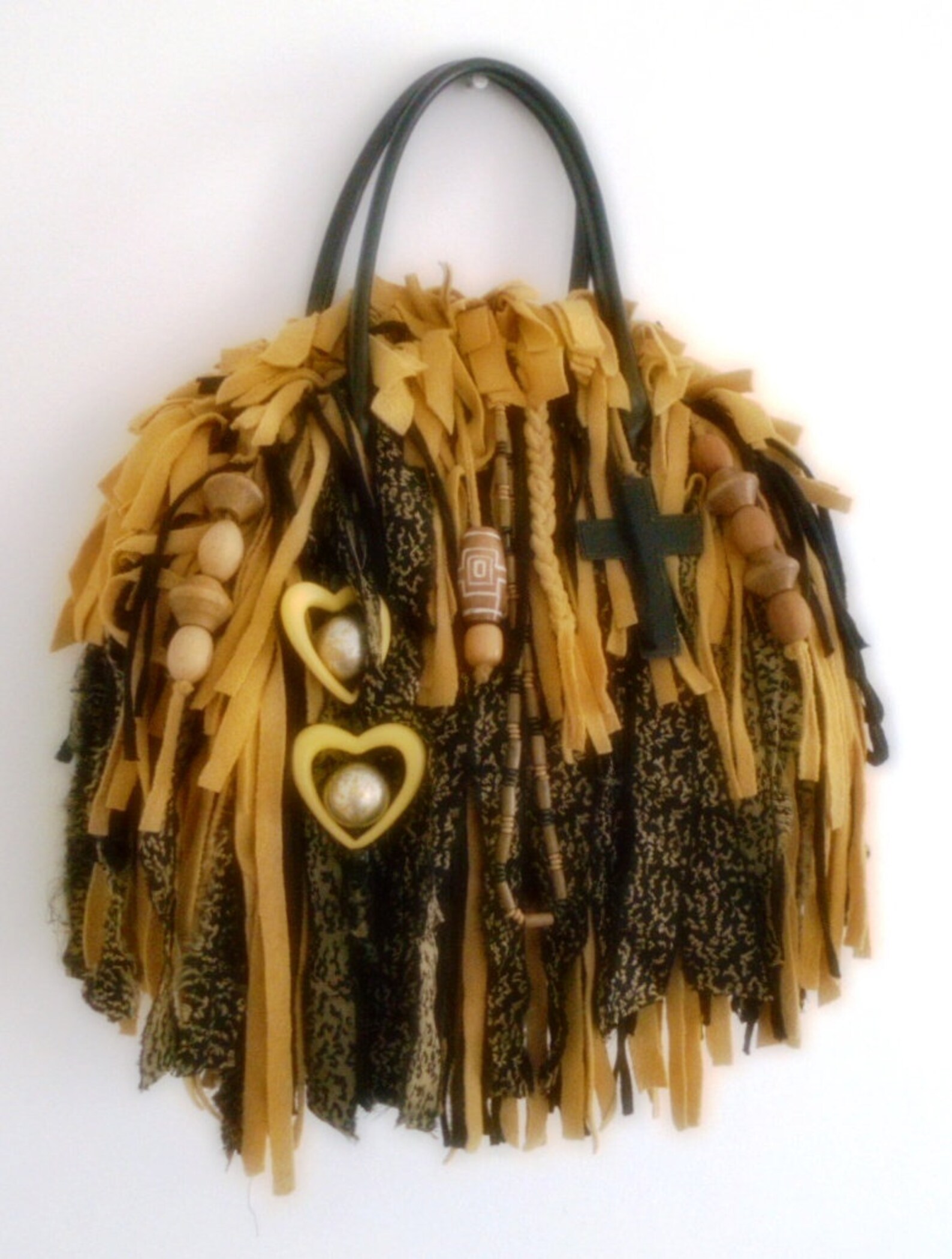 Funky Fringe Bag Unique Bag With Fringe Contemporary Style - Etsy