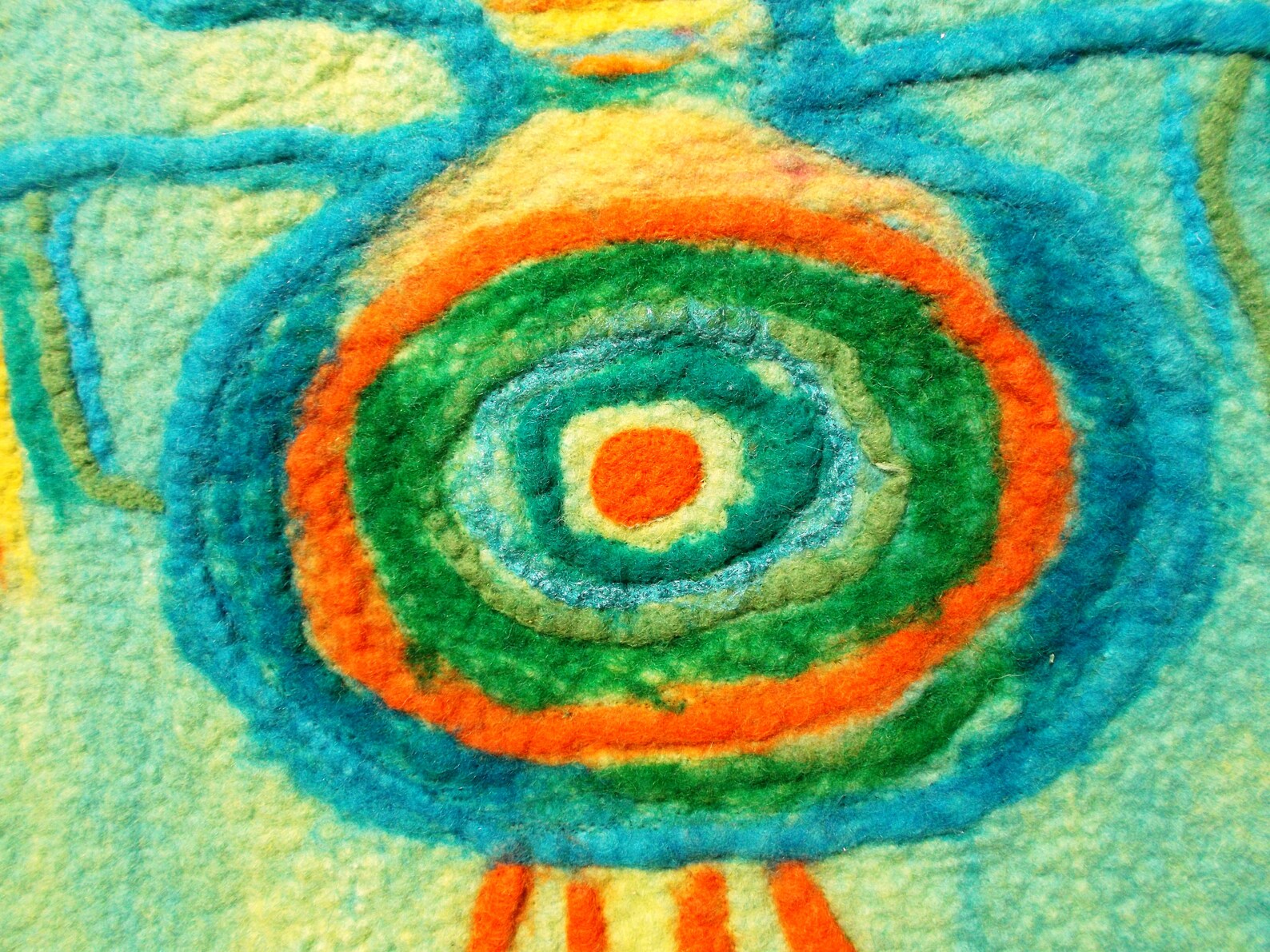Felt Picture ,felt Tapestry , Textil Art , Felt ,felt Wall Kug ...