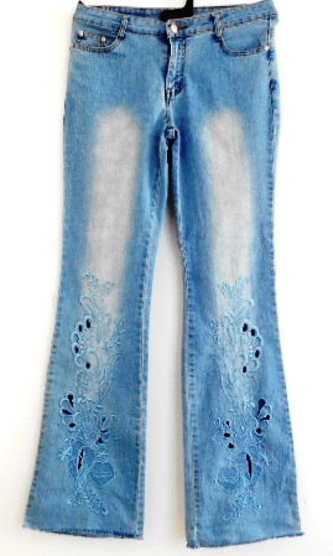 JAIME Jeans, Standard Charlie Jeans, Elastic Women's Long Jeans, Light ...