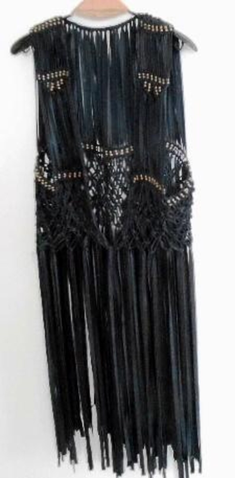 Handwoven Macrame Style Tunic, Fringe Tunic, Fringe Sheath, Modern ...