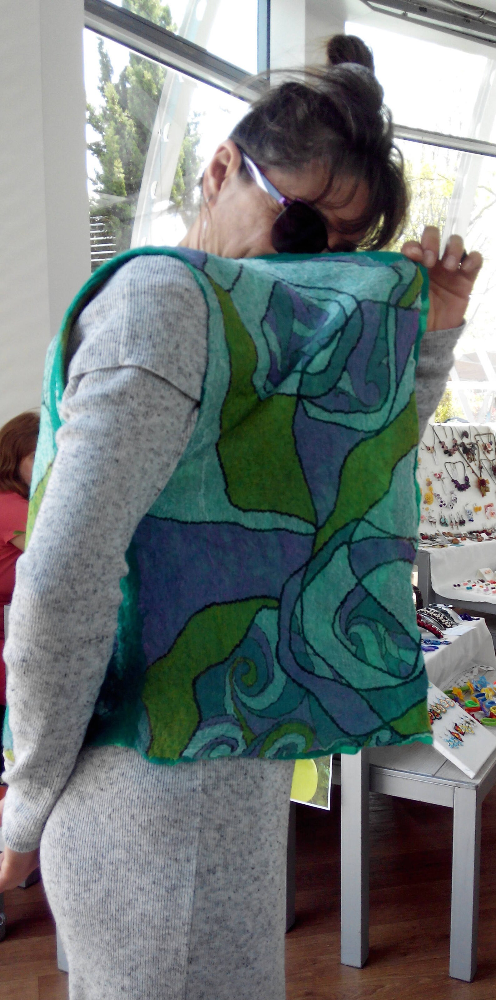 Felted Bilateral Vest , Felted Clothing , Original Work , Women Gift ...