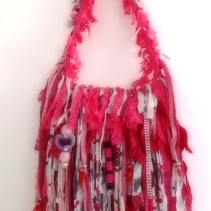 Modern Hippie Style, Funky Bag With Fringe,woolen Felt Bag, Gift Ideas ...