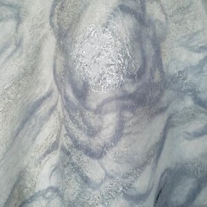 Wedding Felt Shawl, Felt Cape, Large Felt Shawl, Nunofelt Poncho ...