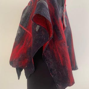 Handmade Cape,poncho,women's Tunic,unique Clothing,artistic Style,wool ...